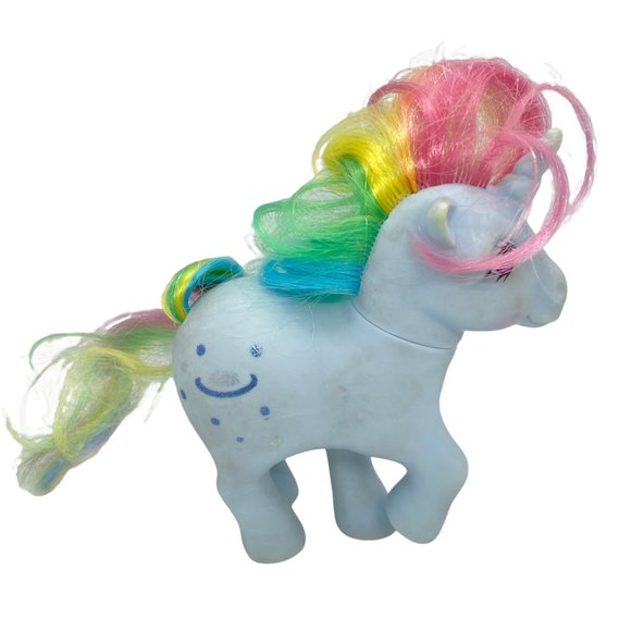 Hasbro | Toys | My Little Pony Mlp Moonbeam Blue Rainbow Hair Unicorn ...